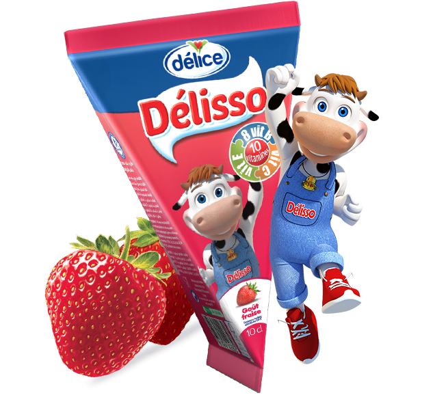Lait Delisso Fraise 10cl – Delice Holding